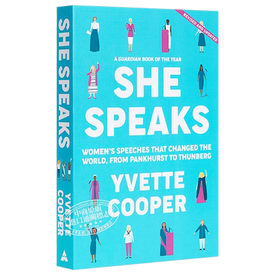 她说 英文原版 She Speaks Yvette Cooper 杰出女性精彩演讲 铁娘子撒切尔夫人 特雷莎·梅 米歇尔·奥巴马 英国女王伊丽莎白