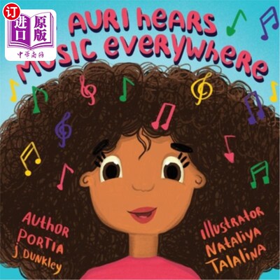 海外直订Auri Hears Music Everywhere Auri到处都能听到音乐