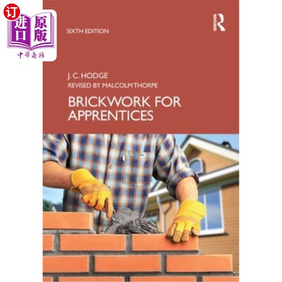 海外直订Brickwork for Apprentices 学徒砌砖