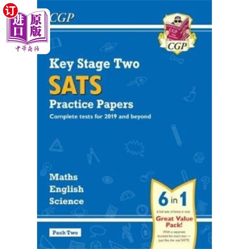 现货 New KS2 Complete SATS Practice Papers Pack 2: Science, Maths ...