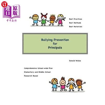 海外直订Bullying Prevention for Principals 校长预防霸凌