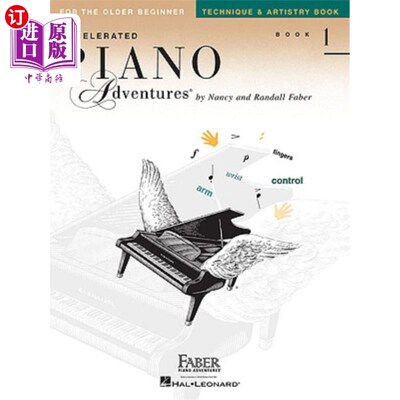 海外直订Accelerated Piano Adventures for the Older Beginner: Technique & Artistry, Book  大初学者钢琴冒险：技巧