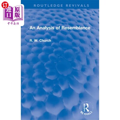 海外直订Analysis of Resemblance 相似度分析