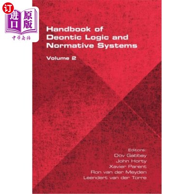 按需印刷The Handbook of Deontic Logic and Normative Systems, Volume 2 道义逻辑和规范系统手册，第2卷