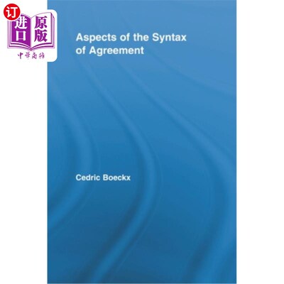海外直订Aspects of the Syntax of Agreement 协议语法的几个方面