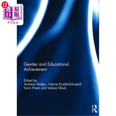 海外直订Gender and Educational Achievement 性别与教育成就