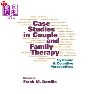 海外直订医药图书Case Studies in Couple and Family Therapy: Systemic and Cognitive Perspectives 个案研究在夫妇和家庭