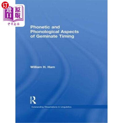海外直订Phonetic and Phonological Aspects of Geminate Timing 双子座时间的语音和语音方面