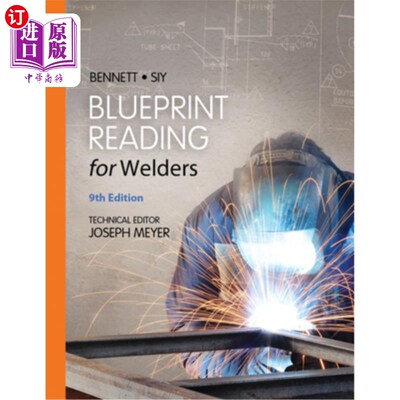 海外直订Blueprint Reading for Welders, Spiral Bound Version 焊工蓝图阅读，螺旋装订版