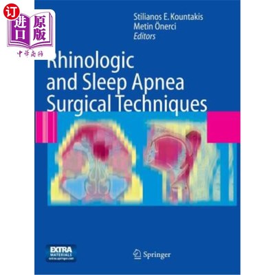 海外直订医药图书Rhinologic and Sleep Apnea Surgical Techniques 鼻科和睡眠呼吸暂停外科技术