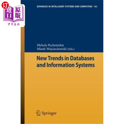 海外直订New Trends in Databases and Information Systems 数据库和信息系统的新趋势