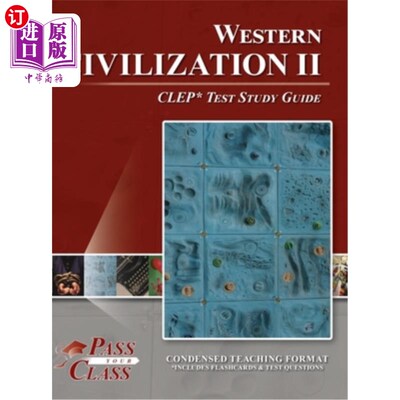 海外直订Western Civilization 2 CLEP Test Study Guide 西方文明2 CLEP考试学习指南