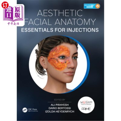 海外直订医药图书Aesthetic Facial Anatomy Essentials for Injections [With eBook] 注射美容面部解剖要点[附电子书]