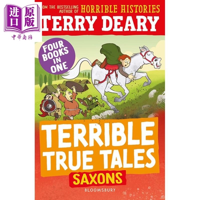 糟糕又真实的故事 萨克逊人 Terrible True Tales Saxons 历史故事集 英文原版小初文学 可怕的历史Terry Deary 【中商原版】