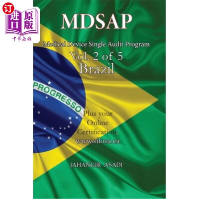 海外直订医药图书MDSAP Vol.2 of 5 Brazil: ISO 13485:2016 for All Employees and Employers MDSAP卷2 of 5巴西: