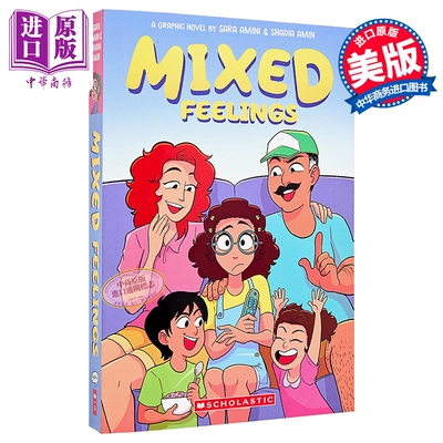 复杂的感情 图画小说 中级阅读 Mixed Feelings A Graphic Novel 英文原版 Sara Amini Shadia Amin 【中商原版】