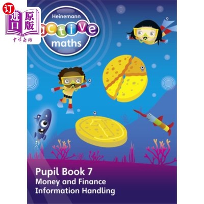 海外直订Heinemann Active Maths - First Level - Beyond Nu... 海涅曼活跃数学-第一级-超越数字-小学生书7 -金钱，金融和