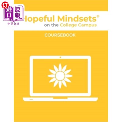 海外直订Hopeful Mindsets on the College Campus Coursebook 大学校园教材中的希望心态