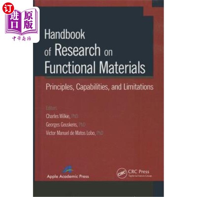 海外直订Handbook of Research on Functional Materials: Principles, Capabilities and Limit 功能材料研究手册：原理、性