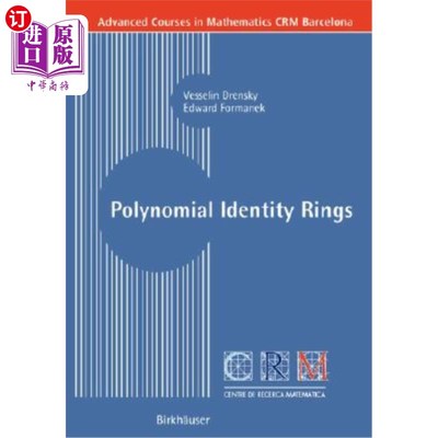 海外直订Polynomial Identity Rings 多项式恒等环