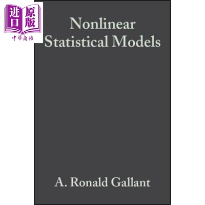 现货 非线性统计模型 Nonlinear Statistical Models A Ronald Gall【中商原版】