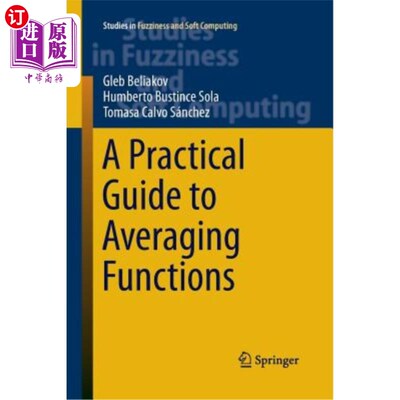 海外直订A Practical Guide to Averaging Functions 平均函数实用指南