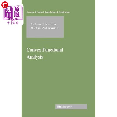 海外直订Convex Functional Analysis 凸泛函分析