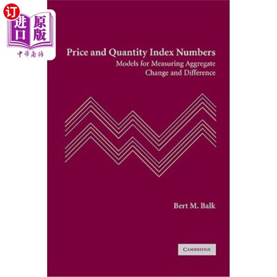 海外直订Price and Quantity Index Numbers 价格和数量指数