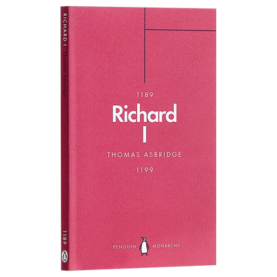 【中商原版】英国君王史（便携版）：理查一世 英文原版 Richard I (Penguin Monarchs) 平装