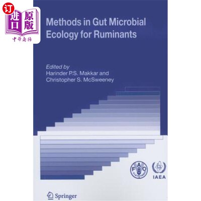 海外直订Methods in Gut Microbial Ecology for Ruminants 反刍动物肠道微生物生态学方法
