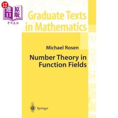 海外直订Number Theory in Function Fields 函数域中的数论