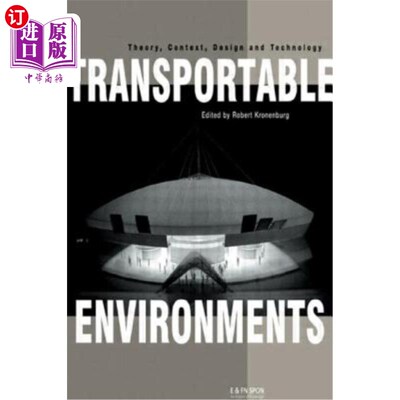 海外直订Transportable Environments 便携式环境
