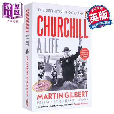 马丁吉尔伯特 丘吉尔的一生 官方传记 Churchill A Life Official Biography 英文原版 Martin Gilbert【中商原版】