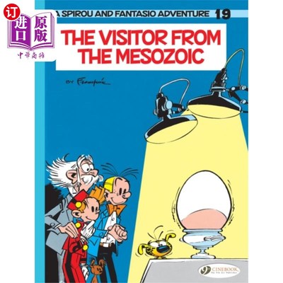 海外直订Spirou & Fantasio Vol. 19: The Visitor From The ... 第19卷:来自中生代的访客