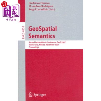 海外直订Geospatial Semantics 地理空间语义学