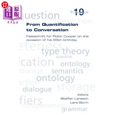 海外直订From Quantification to Conversation 从量化到对话