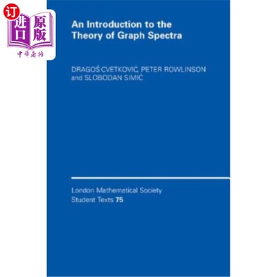 海外直订An Introduction to the Theory of Graph Spectra 图谱理论导论