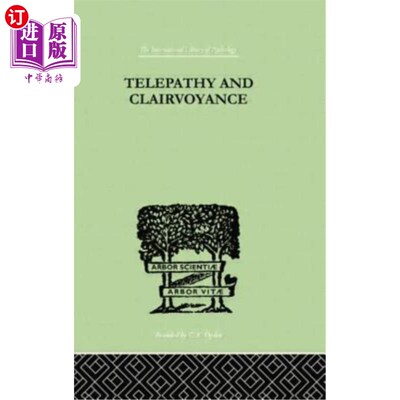 海外直订Telepathy and Clairvoyance 心灵感应和千里眼