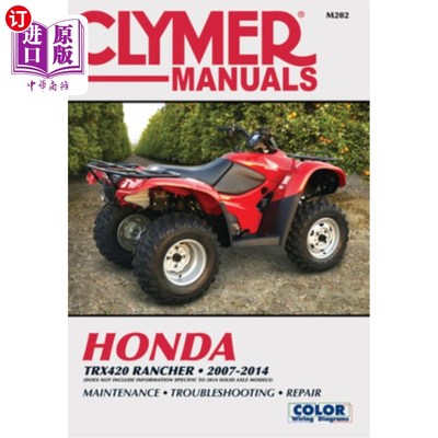 海外直订Honda Trx420 Rancher 2007-2014: Does Not Include Information Specific to 2014 So 本田Trx420 R