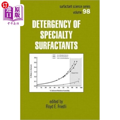 海外直订Detergency of Specialty Surfactants 特种表面活性剂的去污性
