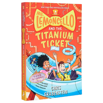 预售 莱蒙切洛先生与钛金票 Mr Lemoncello and the titanium ticket 英文原版 Chris Grabenstein 国际流行小说【中商原版】