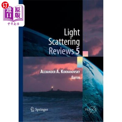 海外直订Light Scattering Reviews 5: Single Light Scattering and Radiative Transfer 光散射综述5：单次光散射和辐射传输