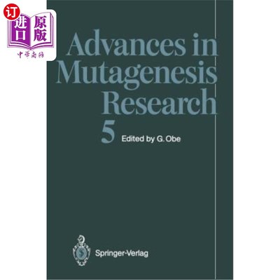 海外直订医药图书Advances in Mutagenesis Research 突变研究进展