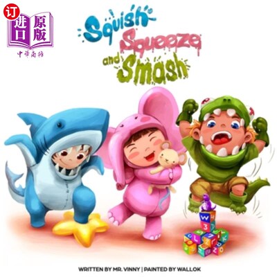 海外直订Squish Squeeze and Smash 挤压挤压和粉碎