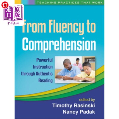 海外直订From Fluency to Comprehension: Powerful Instruction Through Authentic Reading 从流利到理解:通过真实阅读的有