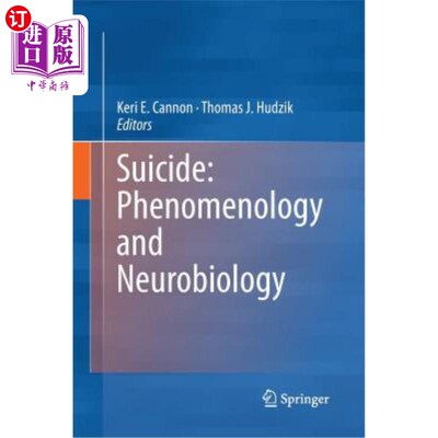 海外直订医药图书Suicide: Phenomenology and Neurobiology 自杀:现象学和神经生物学