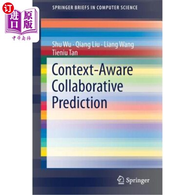 海外直订Context-Aware Collaborative Prediction 情境感知协同预测