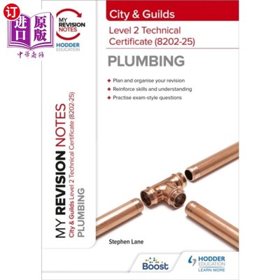 海外直订My Revision Notes: City & Guilds Level 2 Technic... 我的复习笔记:城市和行业协会二级技术证书在管道(8202-25)