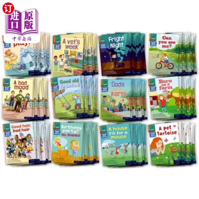 海外直订Read Write Inc. Phonics Book Bag Books: Orange Set 4 Book Bag Books (Pack of 120 读写公司拼音书包书：橙色套