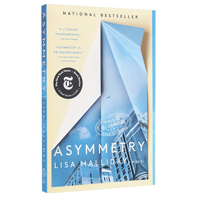 【中商原版】不对称（《纽约时报》2018年度图书）英文原版 Asymmetry: A Novel 小说 Lisa Halliday